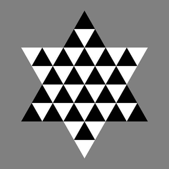 Hitam Hexagram Segi Tiga - Gambar vektor gratis di Pixabay