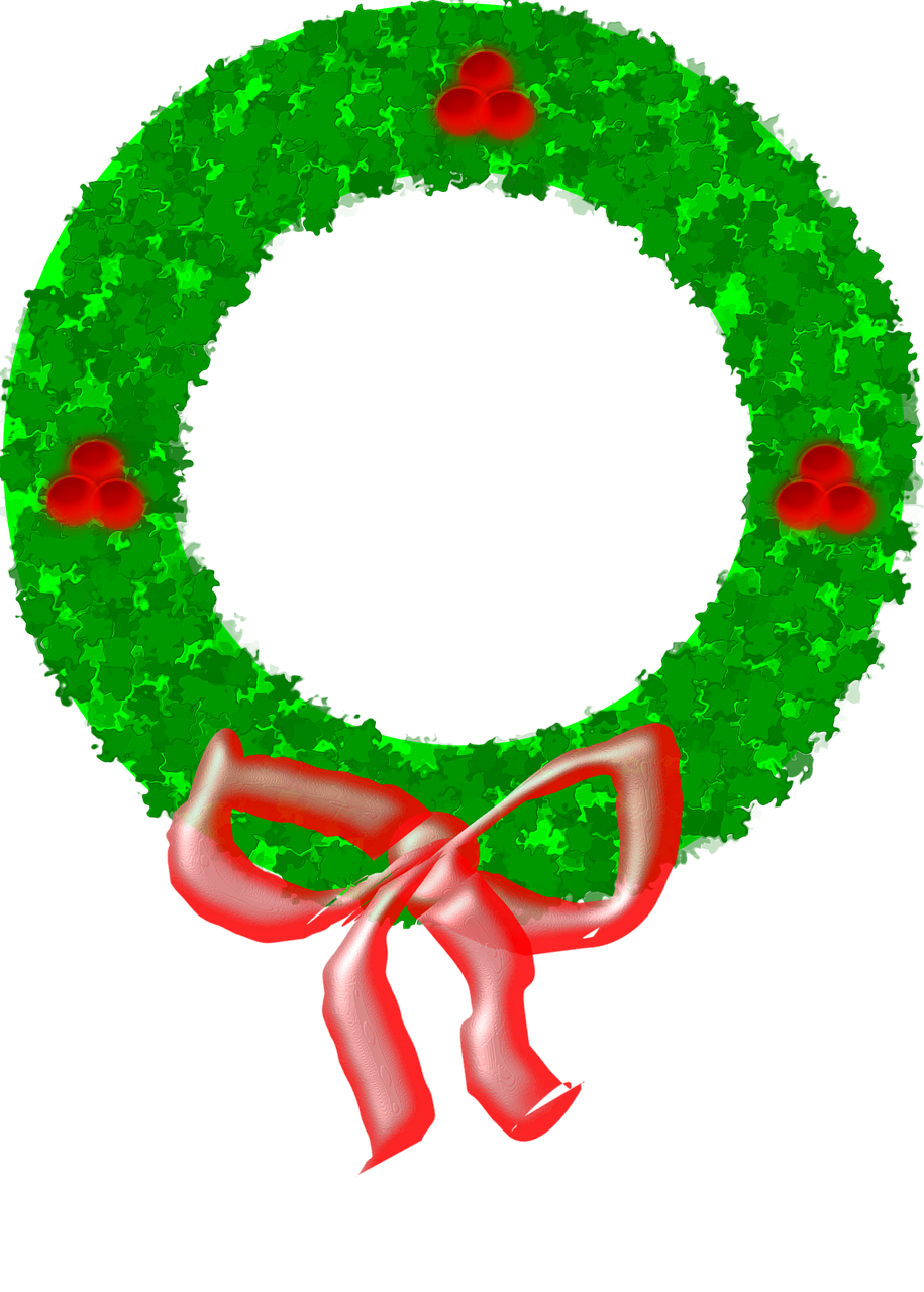 Free Christmas Wreath Vector Art - Download 106+ Christmas Wreath Icons ...