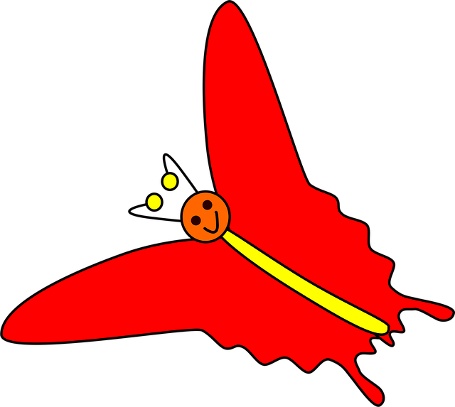 Free Red Butterfly Vector Art - Download 17+ Red Butterfly Icons ...