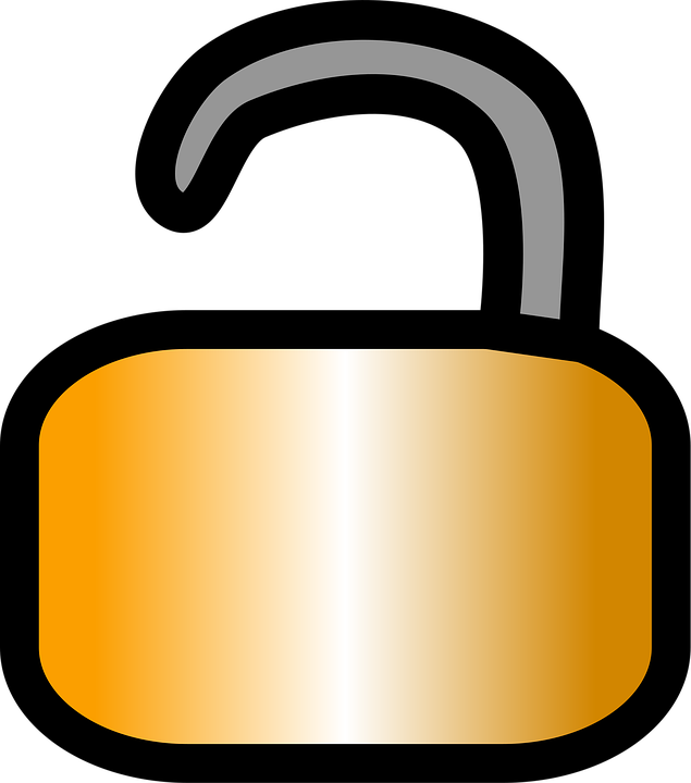 Bloque Seguridad Cerrar Con Llave - Gráficos vectoriales gratis en ...