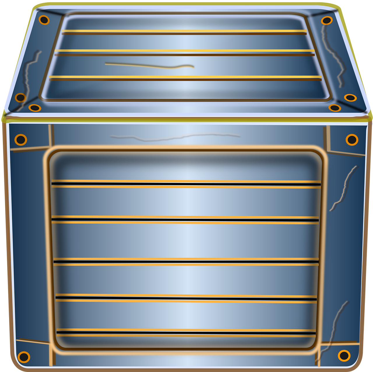 Blue Box Wood - Free vector graphic on Pixabay