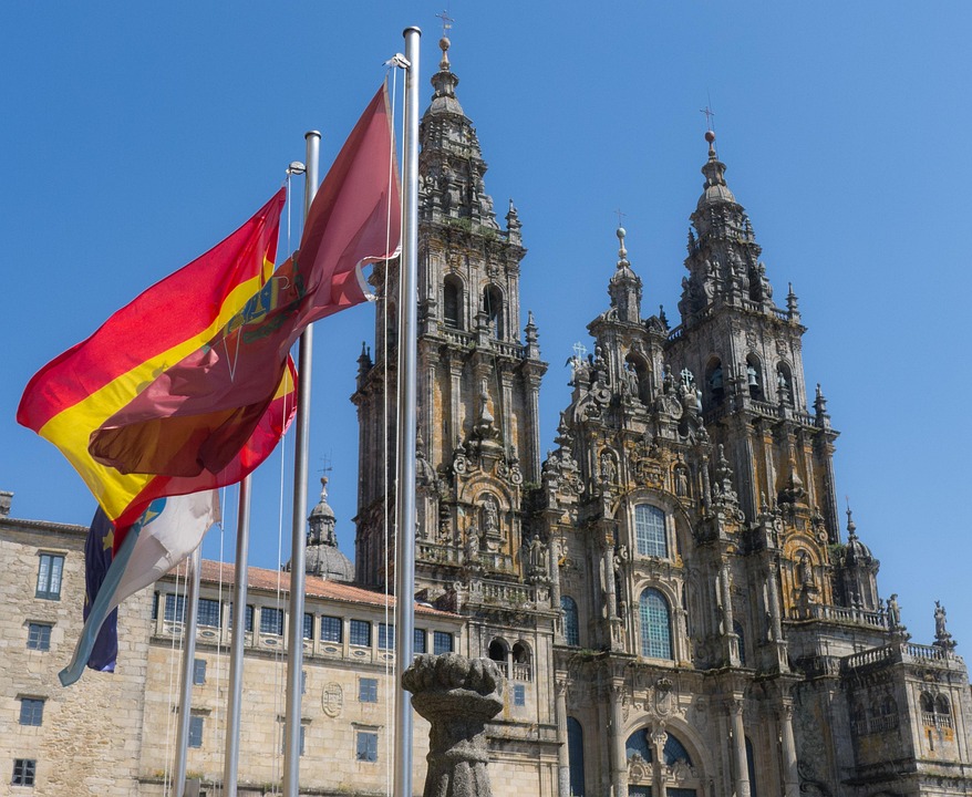Flag Cathedral Santiago - Free photo on Pixabay - Pixabay