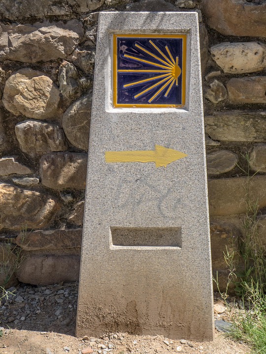 Camino Santiago Path Milestone - Free photo on Pixabay