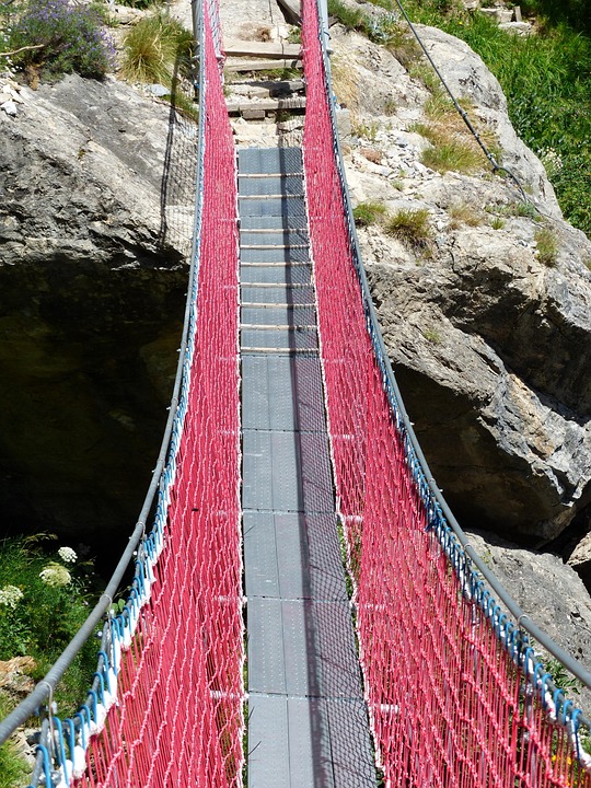 Suspension Bridge Crossing - Free photo on Pixabay