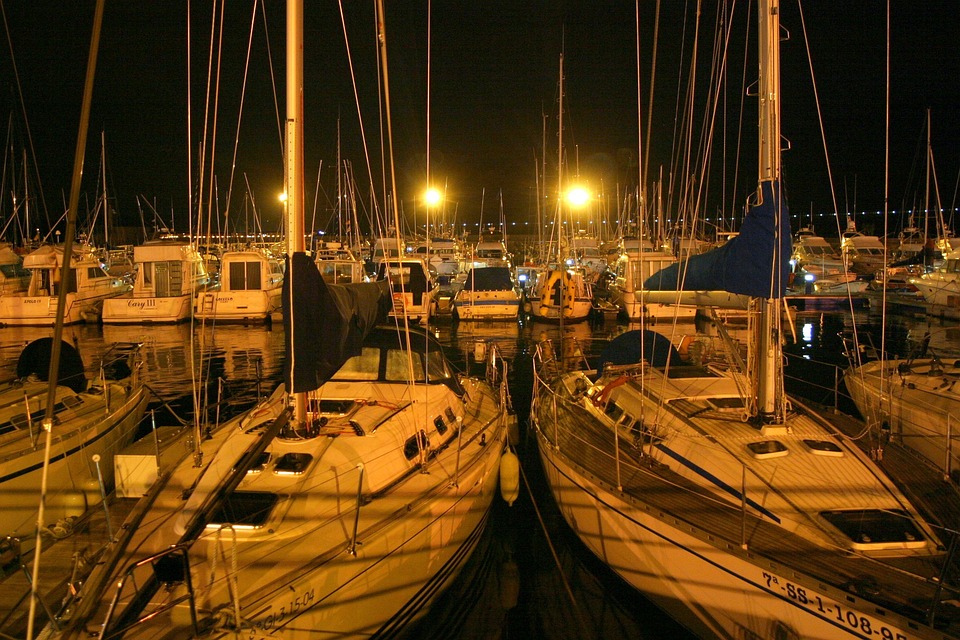 Port Night Mood Ships - Free photo on Pixabay - Pixabay