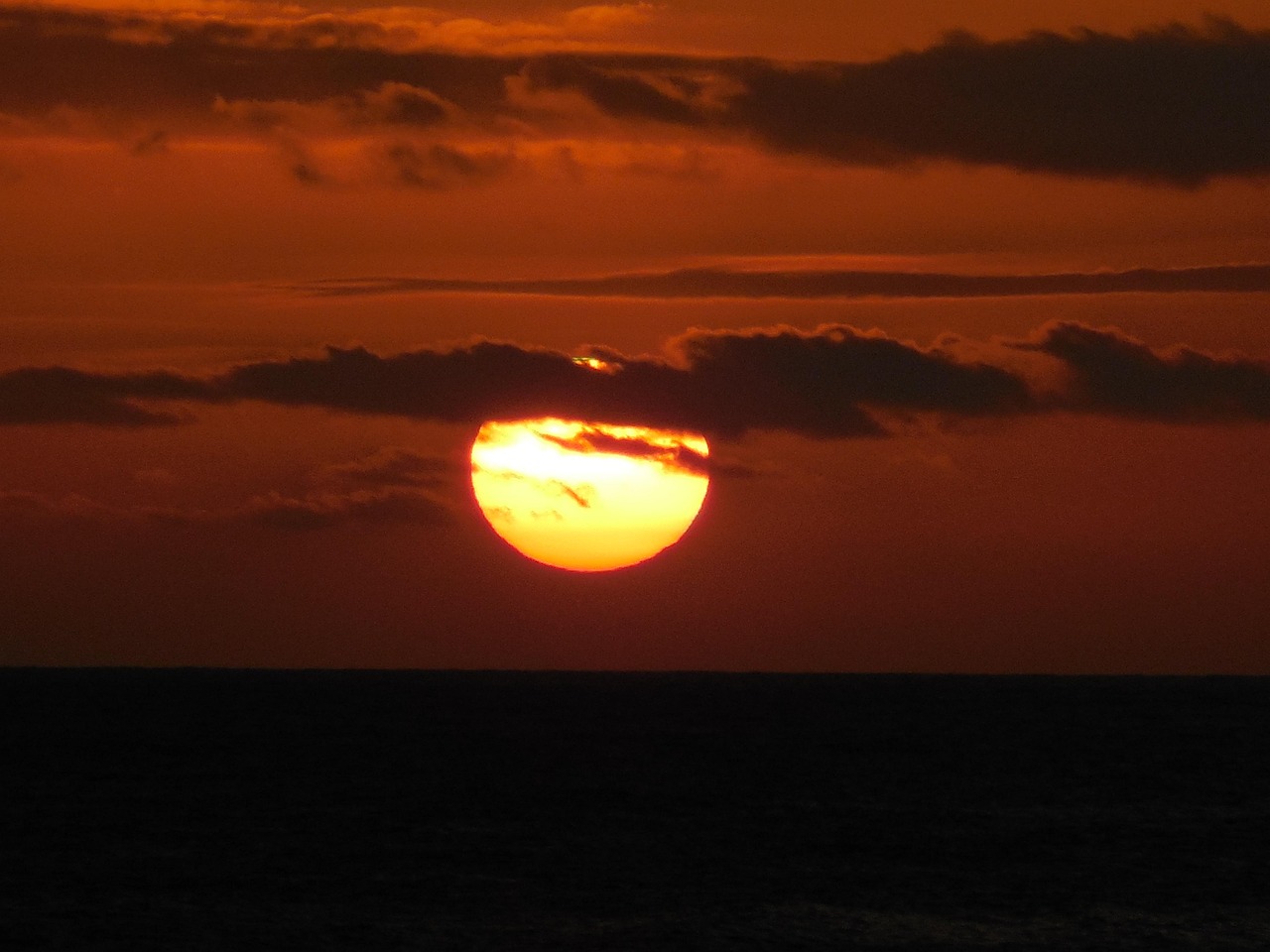 Atardecer Mar Nubes - Foto gratis en Pixabay