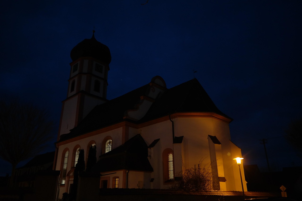 Church Tower At Night - Free photo on Pixabay - Pixabay