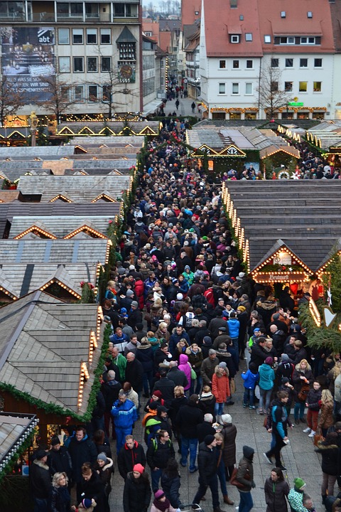 Christmas Market Ulm Crowd - Free photo on Pixabay - Pixabay