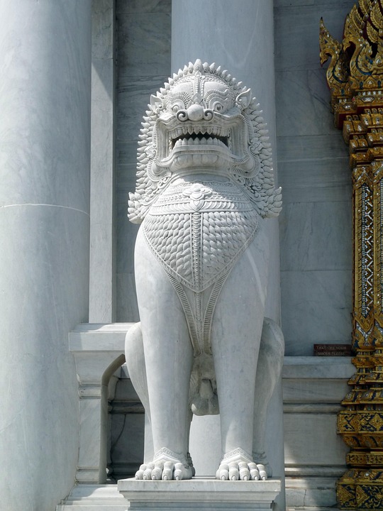 Temple Guardian Thailand Lion - Free photo on Pixabay