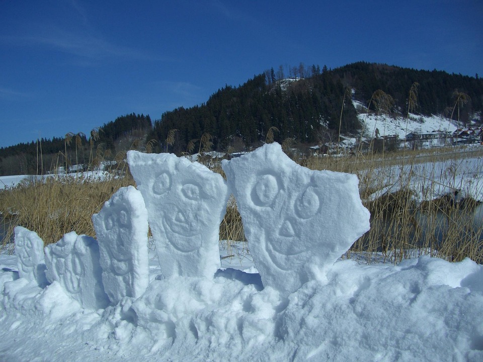 Snow Art Faces - Free photo on Pixabay