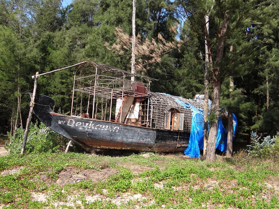 Perahu Rumah Ditinggalkan Lapuk - Foto gratis di Pixabay - Pixabay