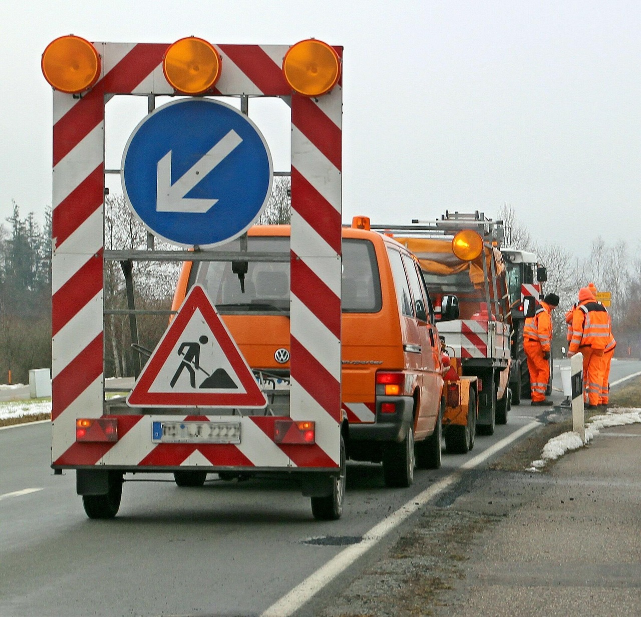 Road Works Barrier Warning - Free photo on Pixabay - Pixabay