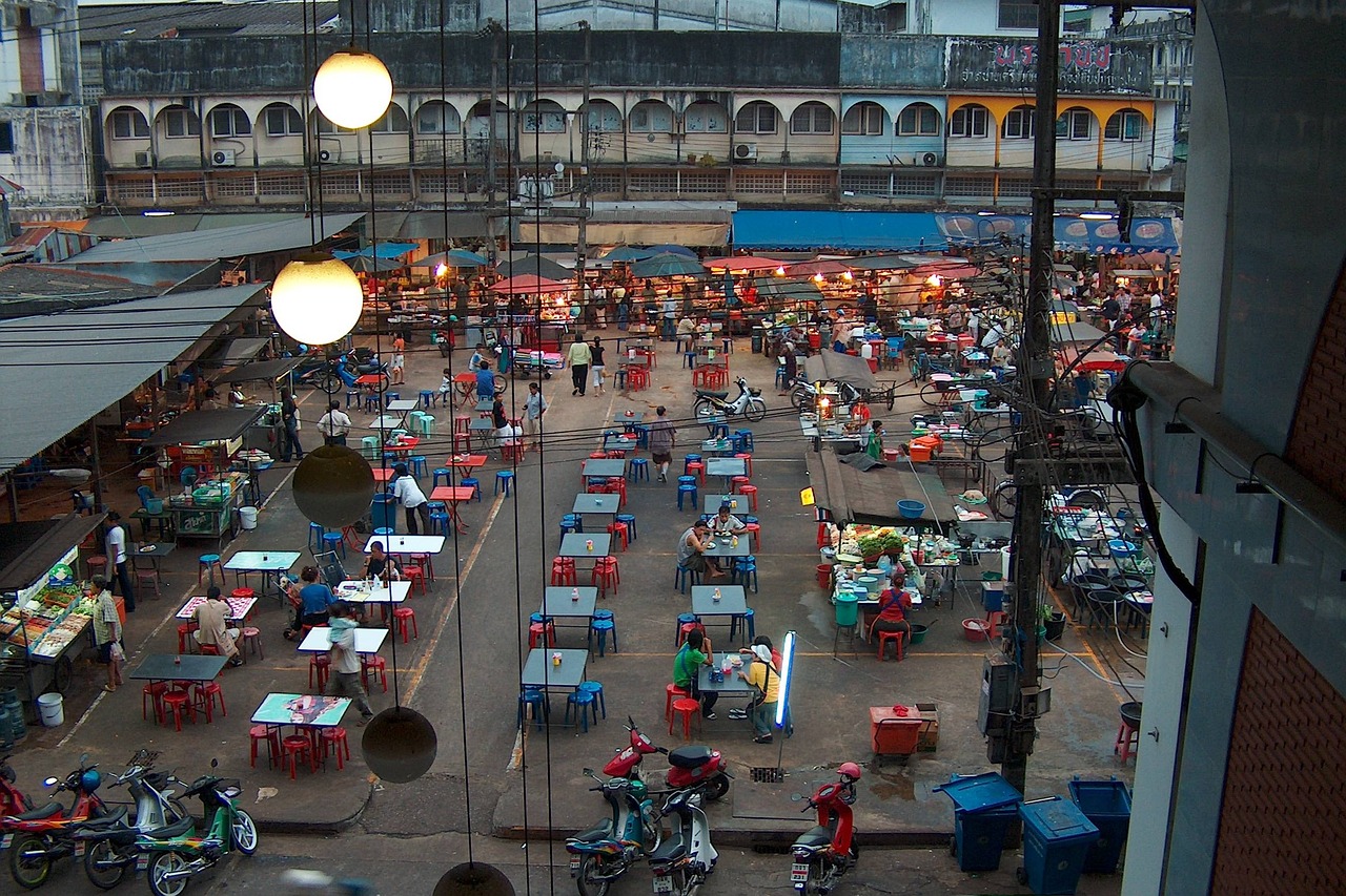 Asian Marketplace Thailand Night - Free photo on Pixabay