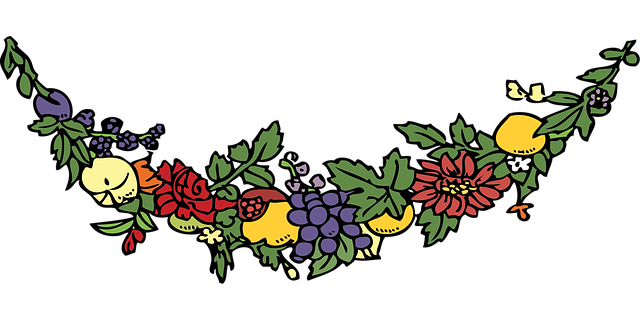 Download Festoon, Garland, Beautiful Flowers. Royalty-Free Vector ...