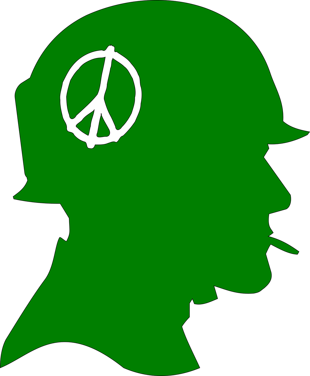 Download Soldier, Profile, Peace. Royalty-Free Vector Graphic - Pixabay