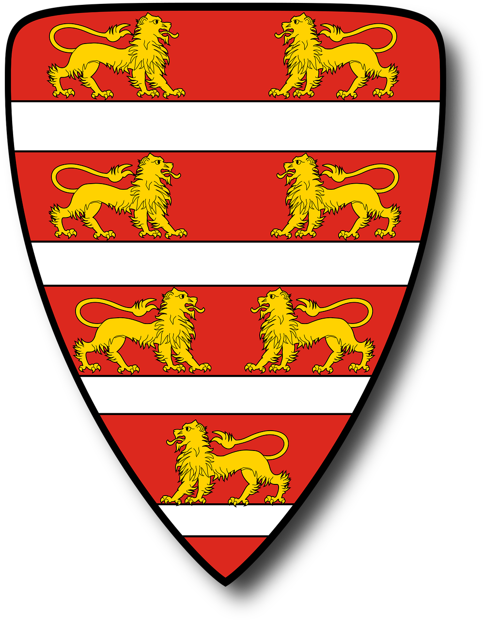 Escudo De Armas Leones Firmar - Gráficos vectoriales gratis en Pixabay ...