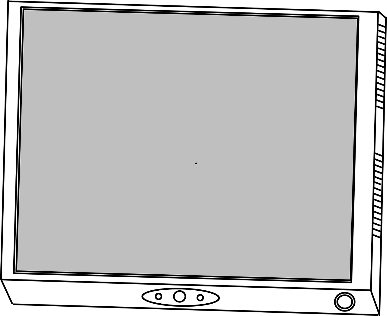 Pantalla De Computadora En Blanco Png