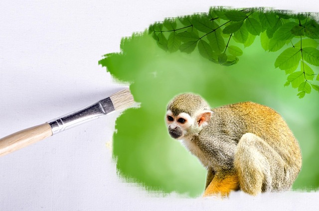 Cepillo De Pintura Exterior Mono - Foto gratis en Pixabay