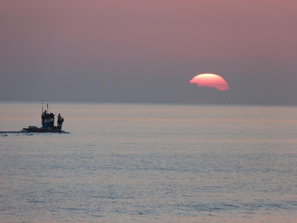 Sea Boat Horizon - Free photo on Pixabay - Pixabay