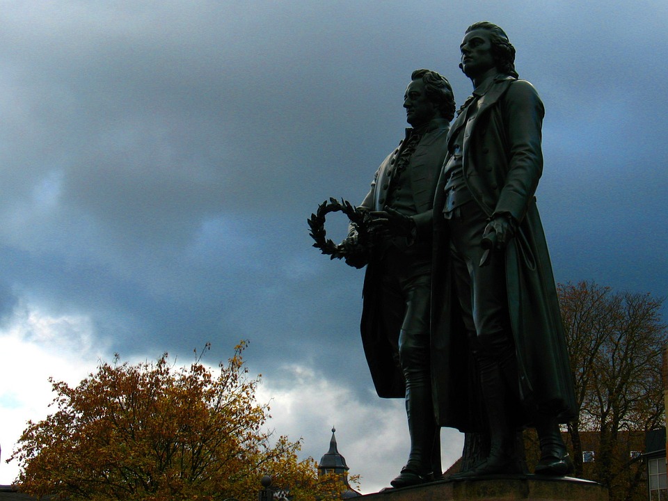 Goethe Schiller Denkmal - Kostenloses Foto auf Pixabay