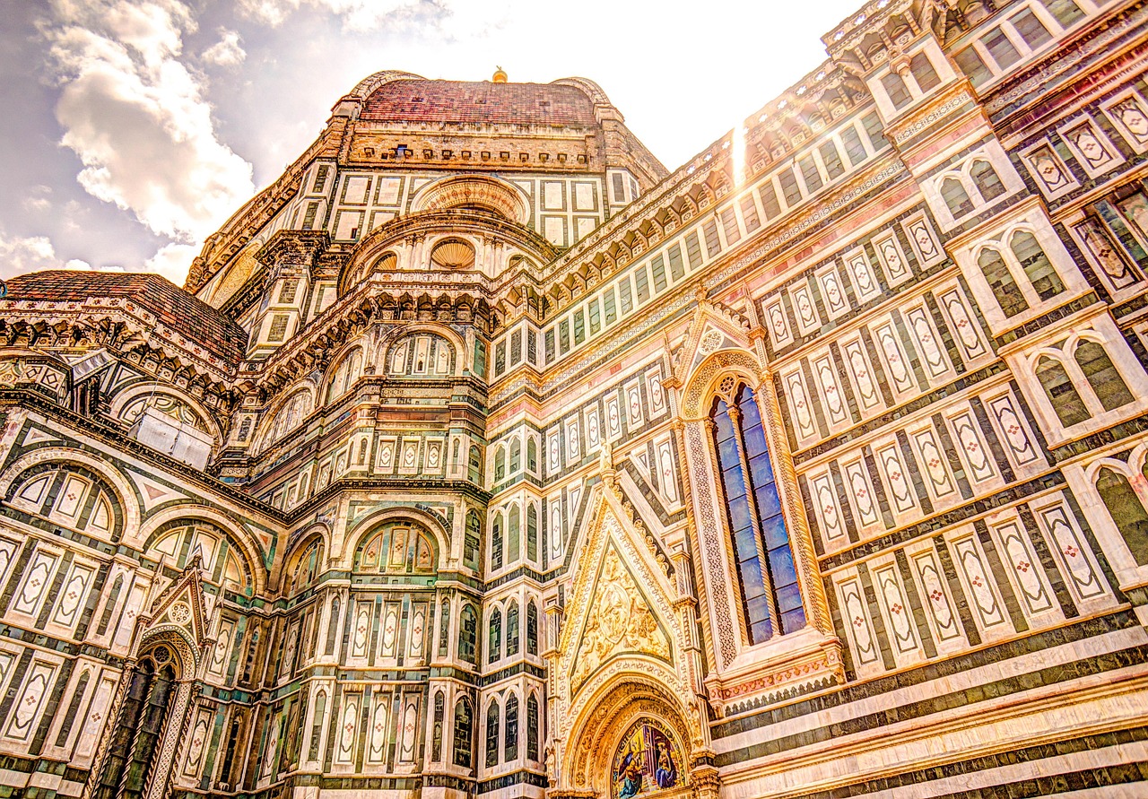 Domo En Florencia Duomo (Kathedraal) Van Florence Bezoeken? Blikvanger