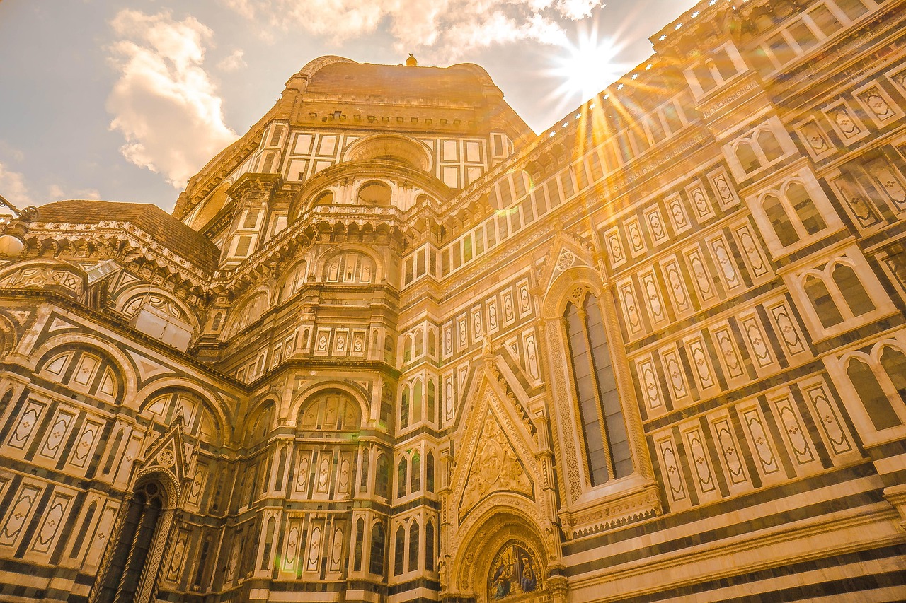 Domo En Florencia Duomo (Kathedraal) Van Florence Bezoeken? Blikvanger