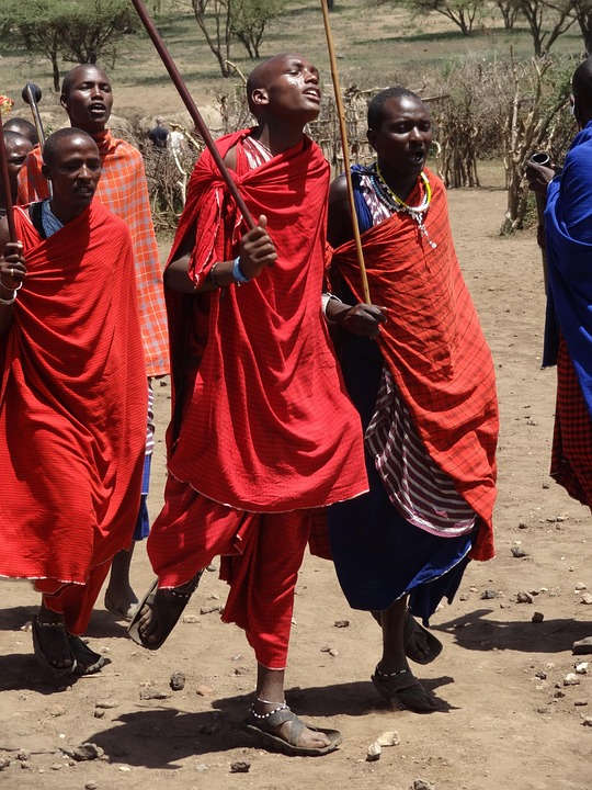 Masai Dances Red - Free photo on Pixabay