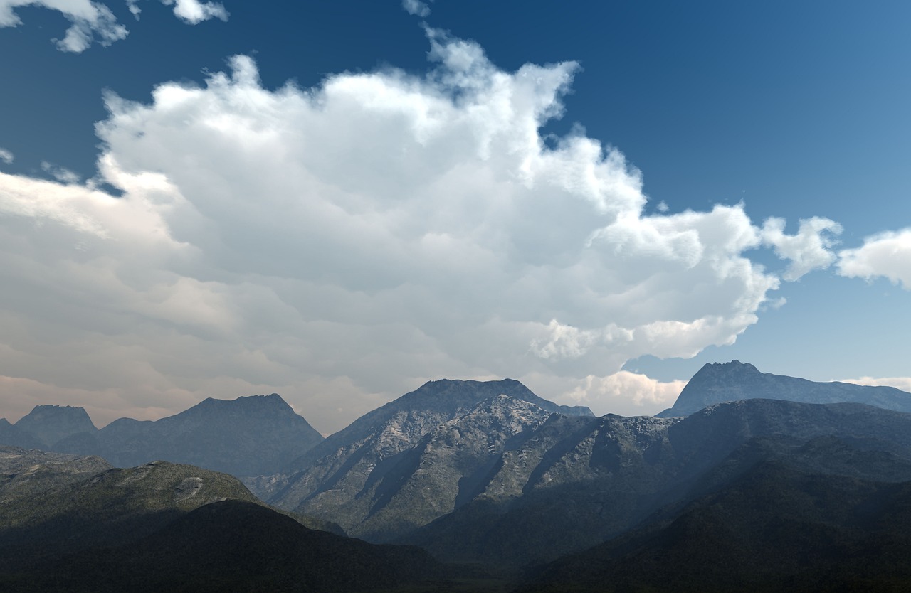 Montañas Nubes Cielo - Foto gratis en Pixabay - Pixabay