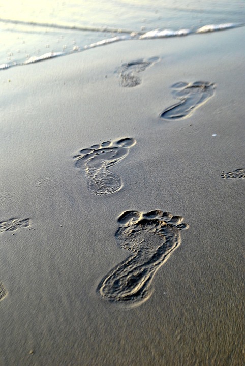 Footsteps Sand Traces - Free photo on Pixabay