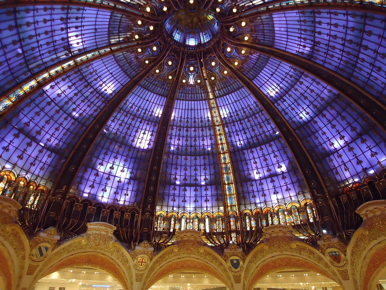 Lafayette Gallery Ceiling Stained - Free photo on Pixabay - Pixabay