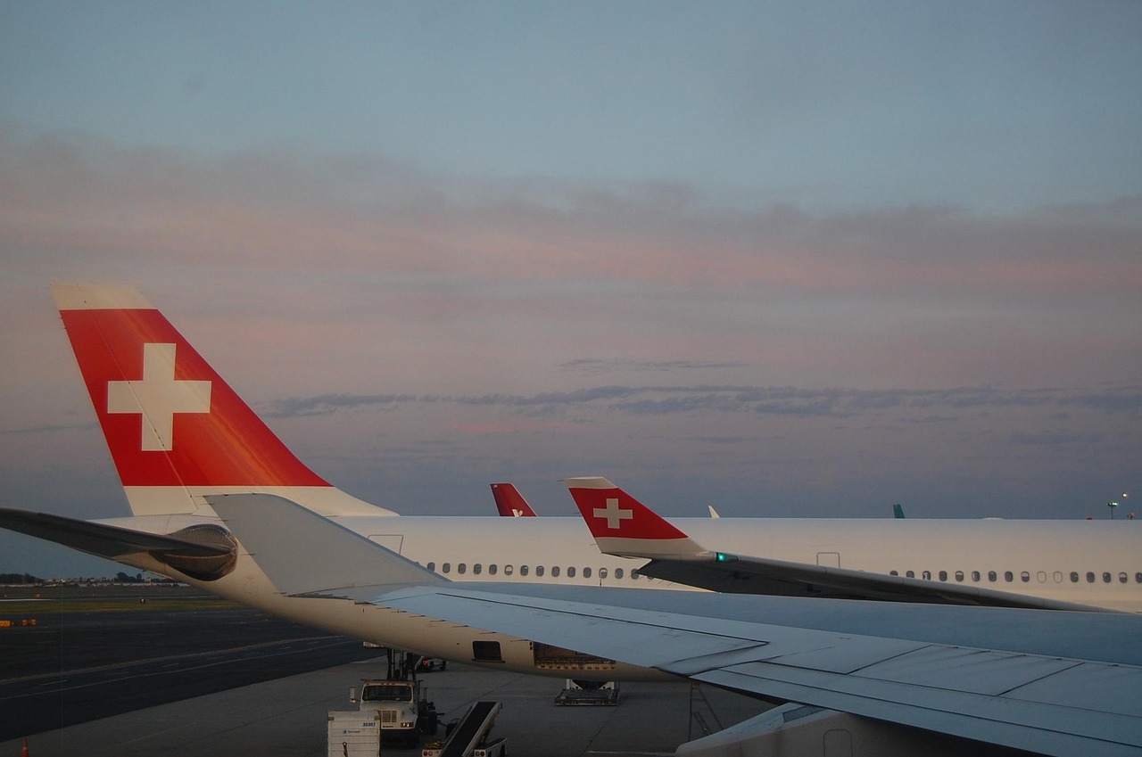 Swiss Air Plane - Free photo on Pixabay