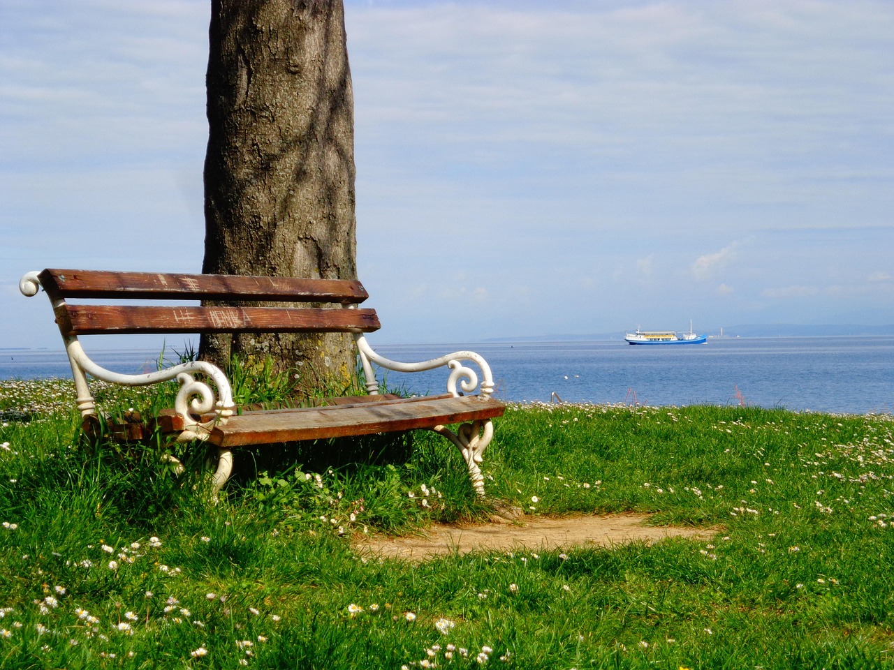 Wooden Bench Seat Sea - Free photo on Pixabay