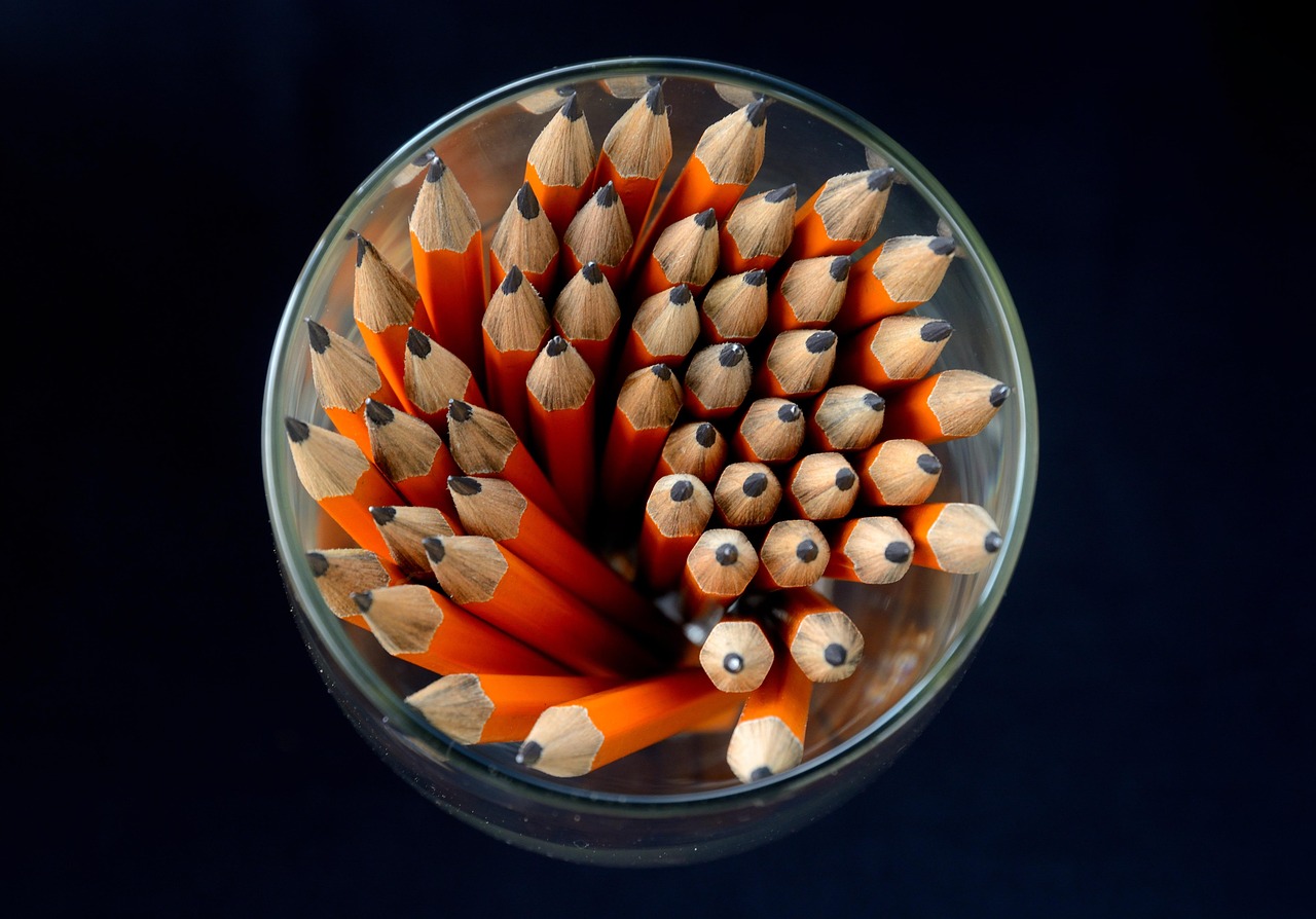 Pencils Glass Education School - Free photo on Pixabay - Pixabay