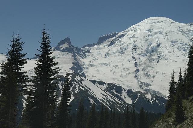 Mount Rainer Mountain Peak - Free photo on Pixabay