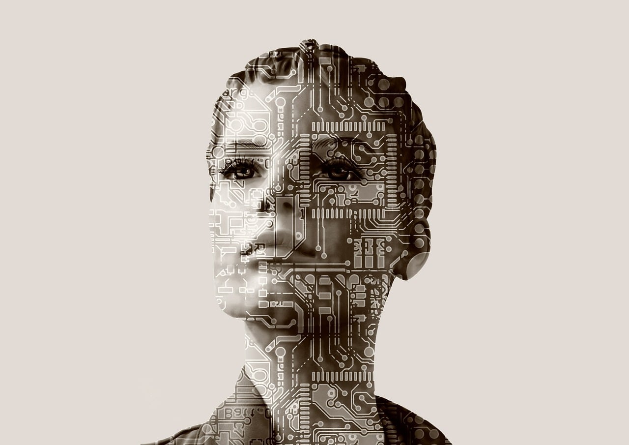 Download Woman, Artificial Intelligence, Computer Science. Royalty-Free ...