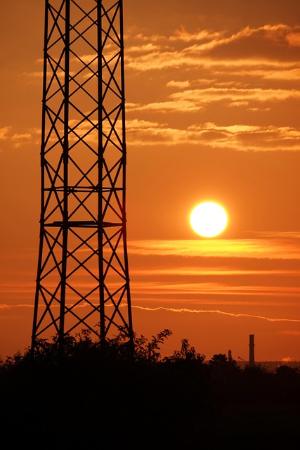Sunset Electricity Power Pole - Free photo on Pixabay - Pixabay