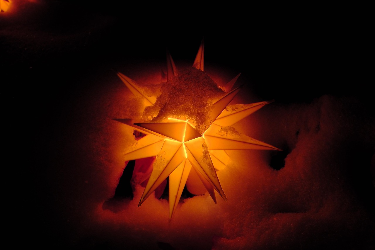 Christmas Star Snow - Free photo on Pixabay - Pixabay