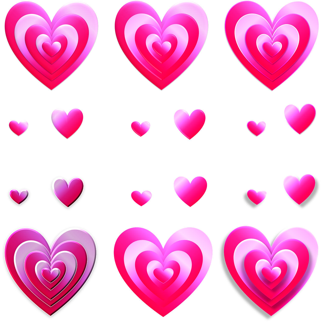 Download Hearts, Valentine, Love. Royalty-Free Stock Illustration Image ...
