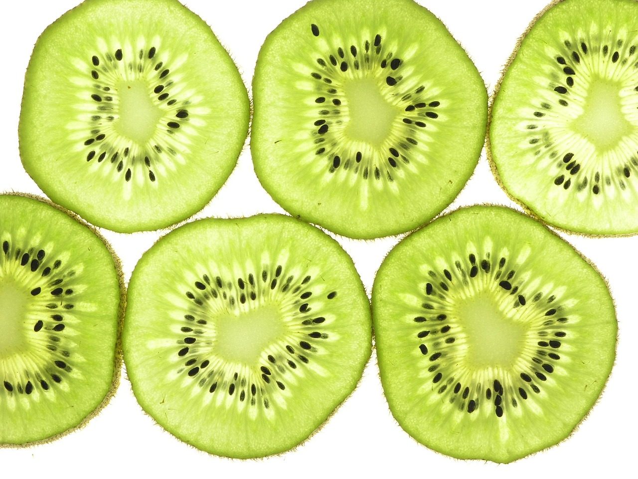 Kiwi Fruit Slices Thin Back - Free photo on Pixabay
