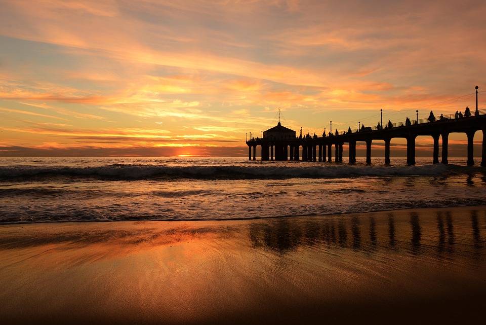 Beach Sunset Boardwalk - Free photo on Pixabay