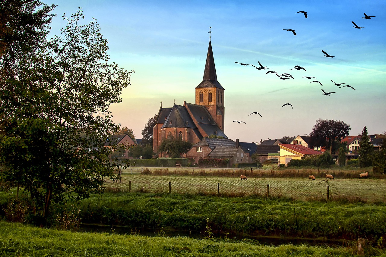 Church Birds Sunrise Morning - Free photo on Pixabay - Pixabay