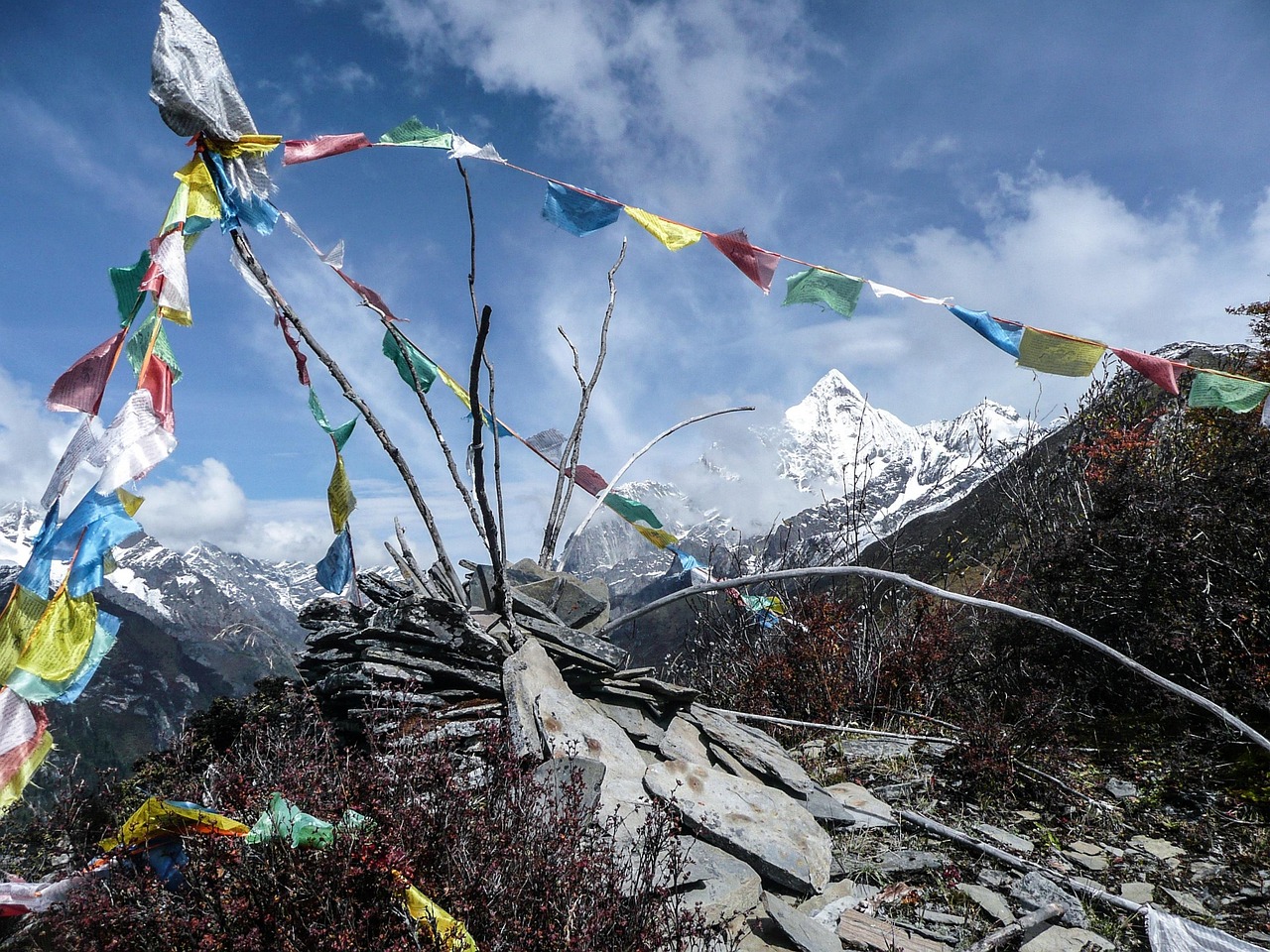 Tibet Travel Blue - Free photo on Pixabay