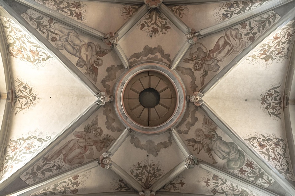 Church Ceiling Wall Painting - Free photo on Pixabay