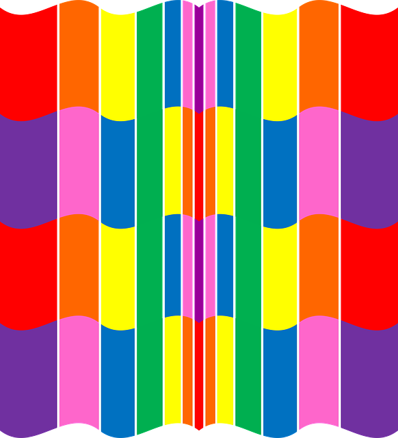 Download Geometric Rainbow Pattern Royalty-Free Stock Illustration ...