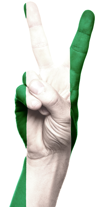 Download Nigeria, Flag, Hand. Royalty-Free Stock Illustration Image ...
