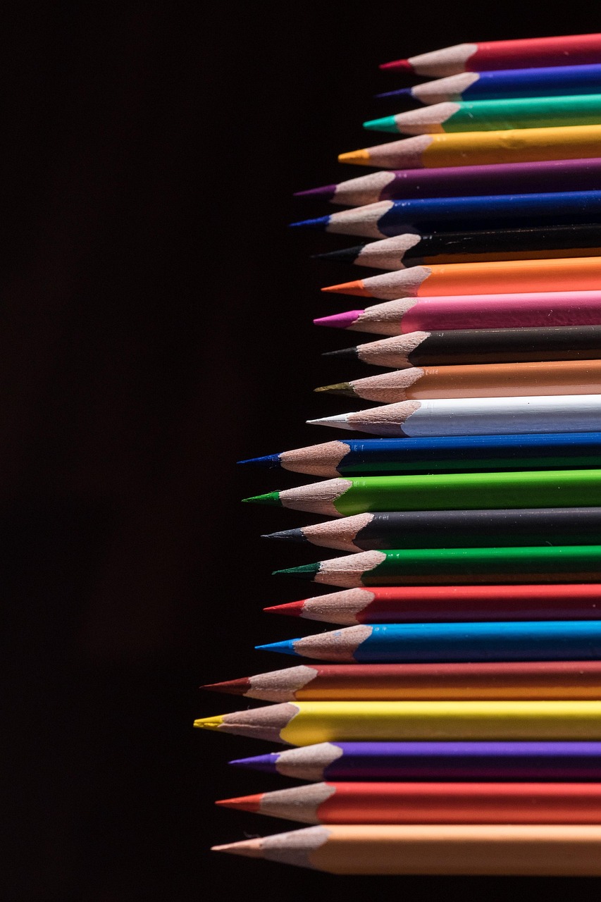 Colored Pencils Wooden Pegs - Free photo on Pixabay - Pixabay