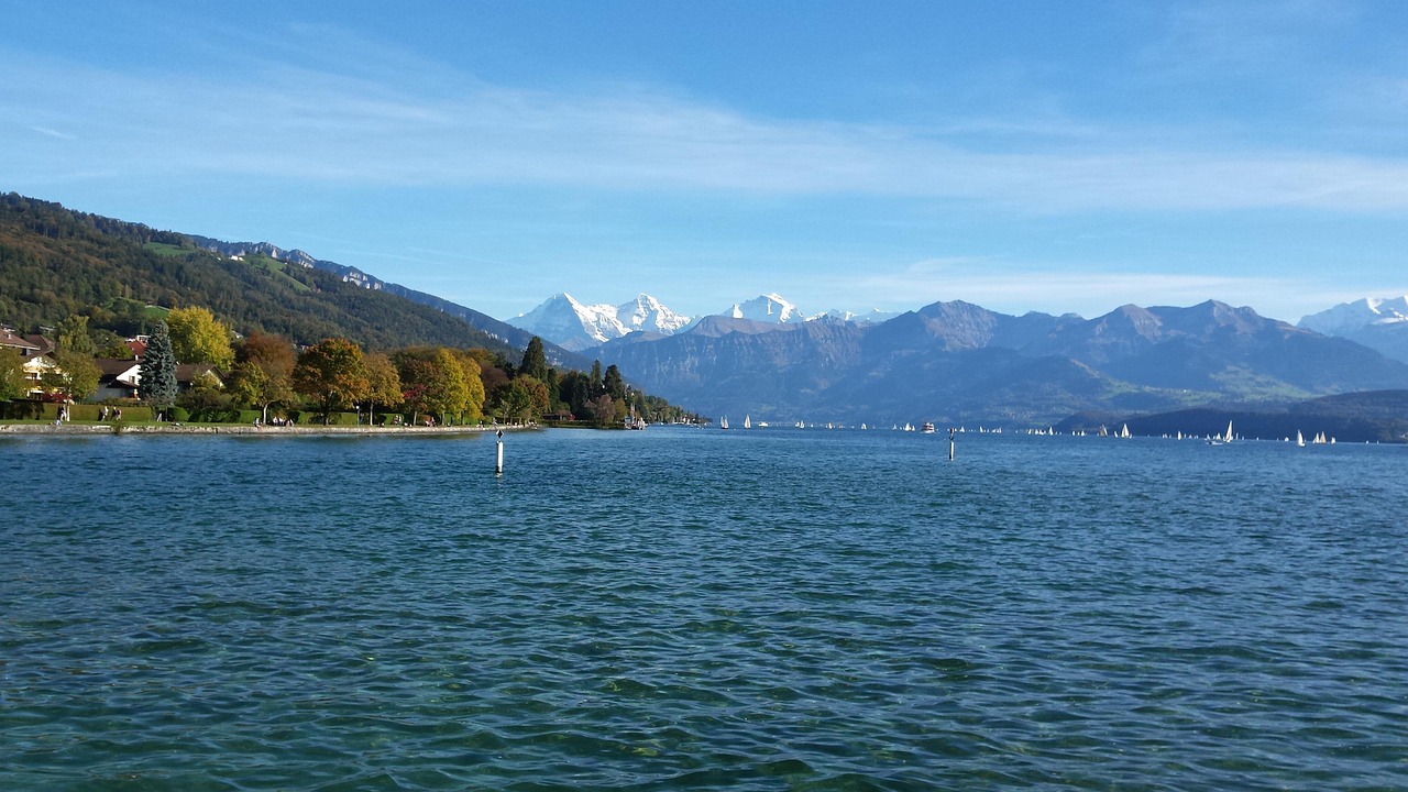 Lake Of Thun Sunday Afternoon - Free photo on Pixabay
