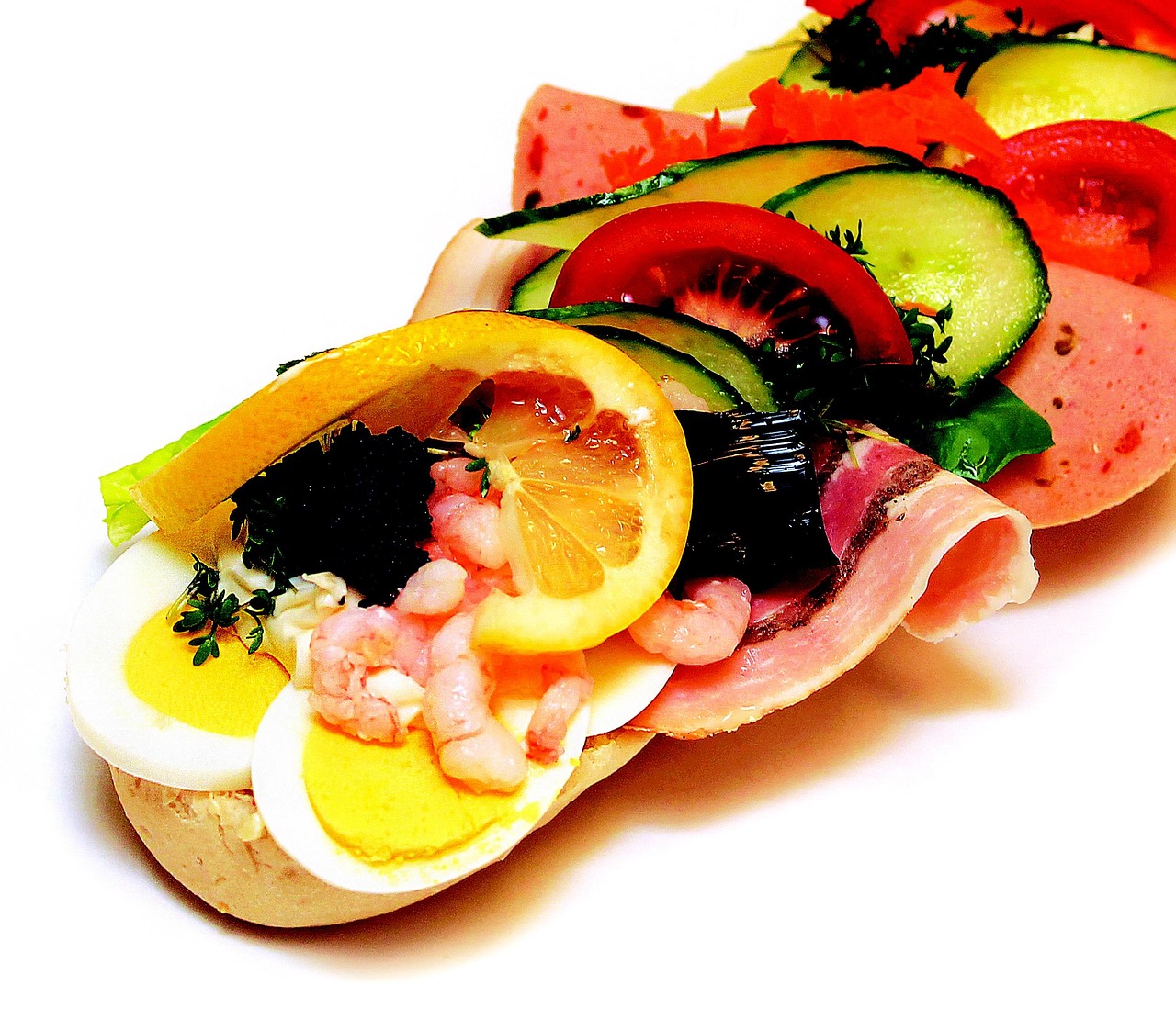 Landing Bread Bun With Cold Cuts - Free photo on Pixabay - Pixabay