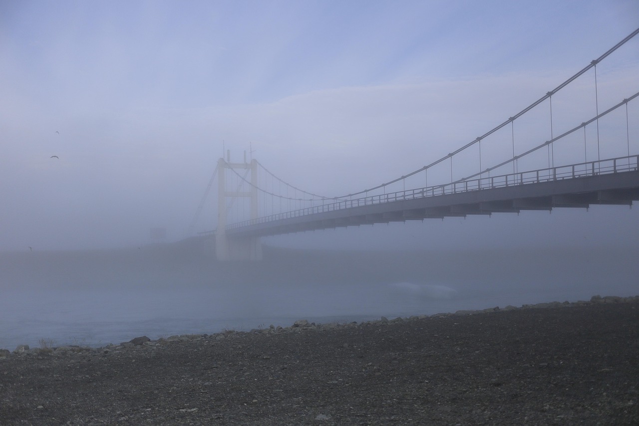 Bridge In The Fog River - Free photo on Pixabay - Pixabay