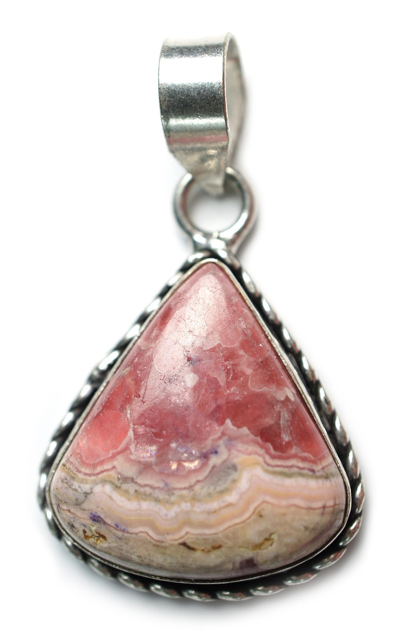 Pink Rhodochrosite Stone Pendant - Free photo on Pixabay - Pixabay